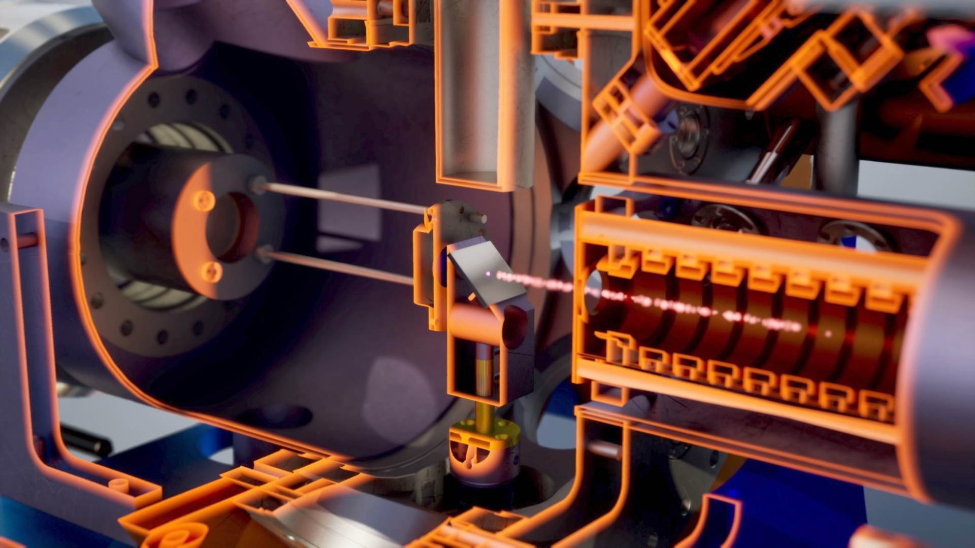 In photos: Experts demonstrate laser cooling of short-lived particles