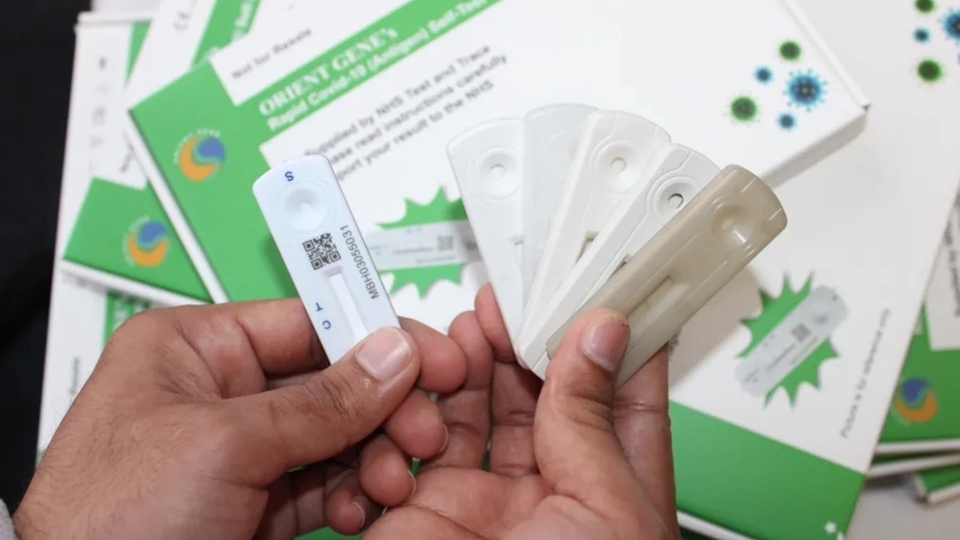 Lateral flow tests crafted using chewing gum, recycled fridge parts