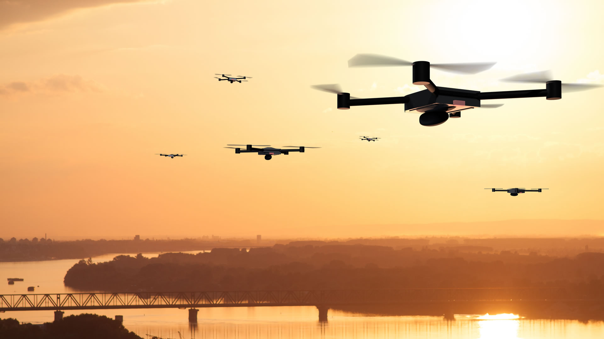 China ‘develops’ shocking drone that splits into 6 small drones midair