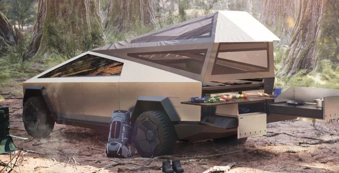 Tesla's 'Basecamp' Cybertruck tent is out and…it's a letdown ...