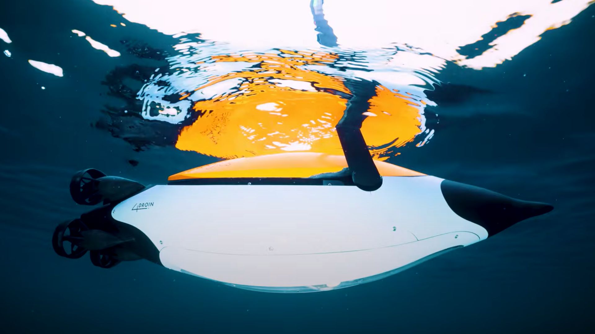 This Penguin-inspired underwater drone can dart through water