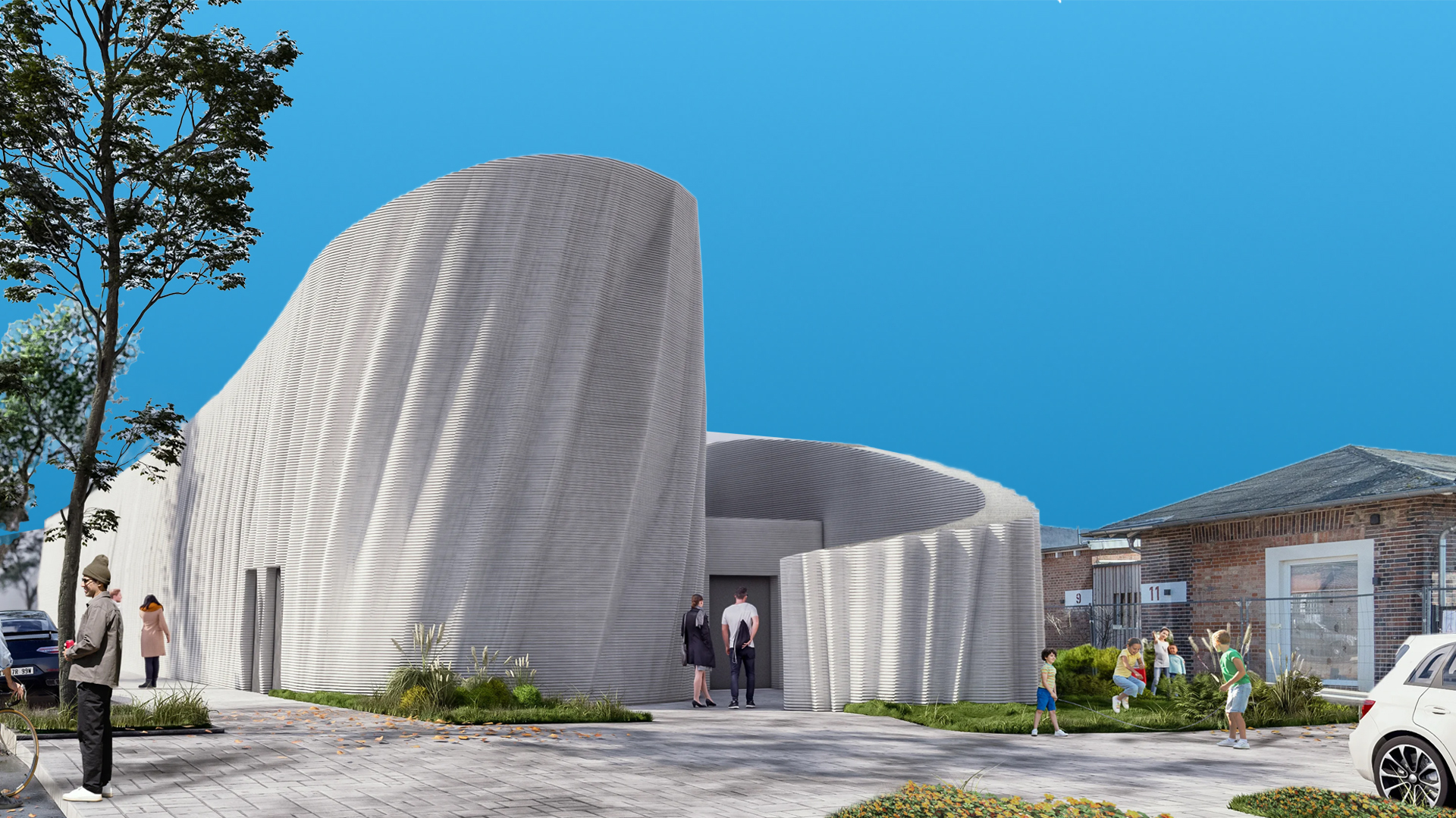 Europe's largest 3D-printed building: completed in just 140 hours