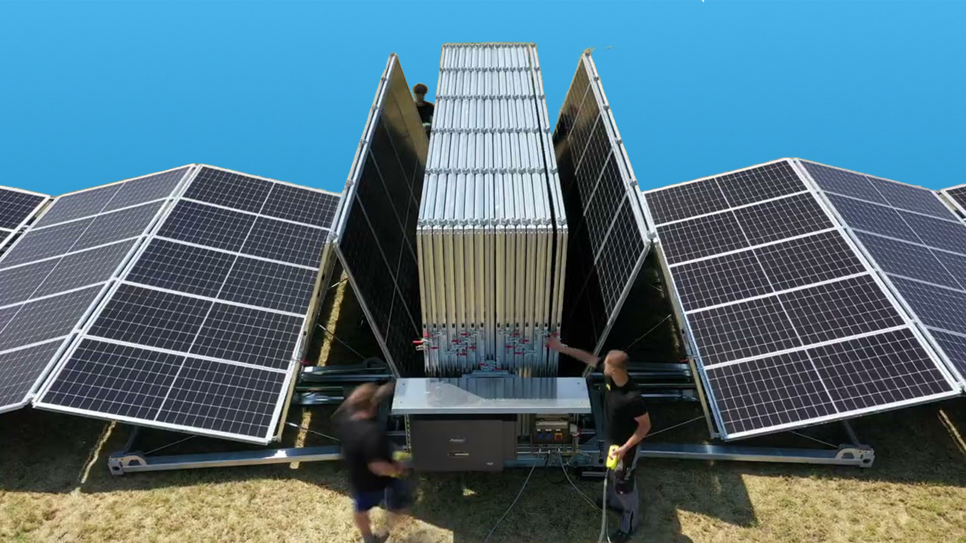 Off-grid power in a shipping container?