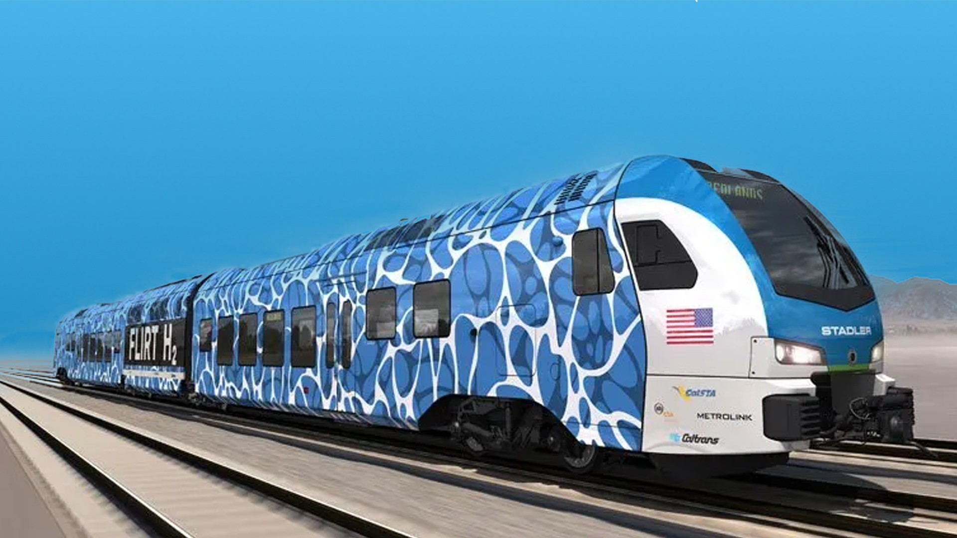 Hydrogen-powered train breaks world record