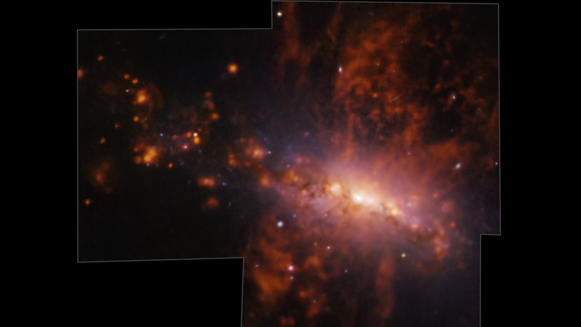 The stars in a nearby galaxy are on fire and causing massive explosions