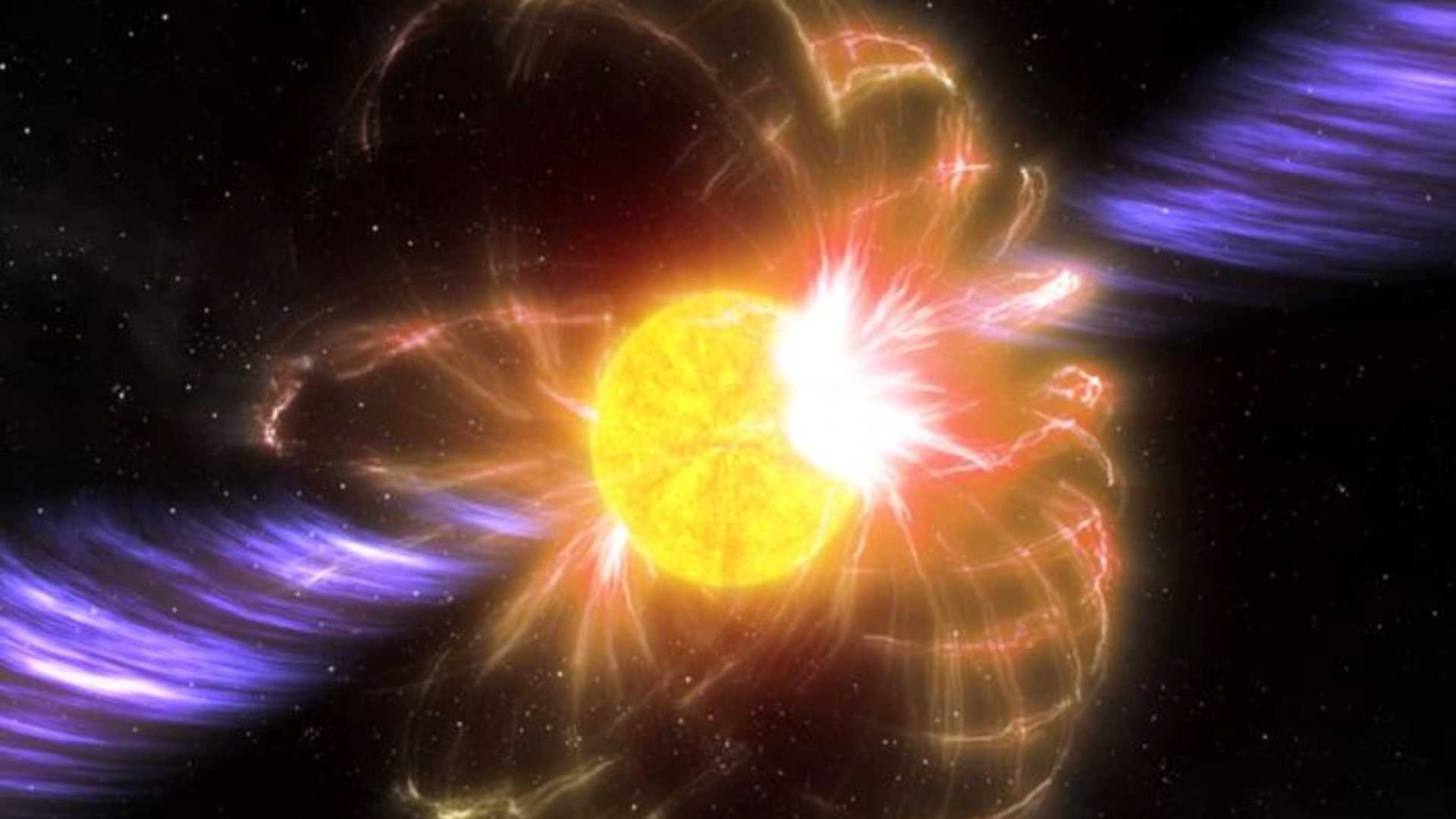 Magnetic star flashes 'never seen before' signals baffling scientists ...