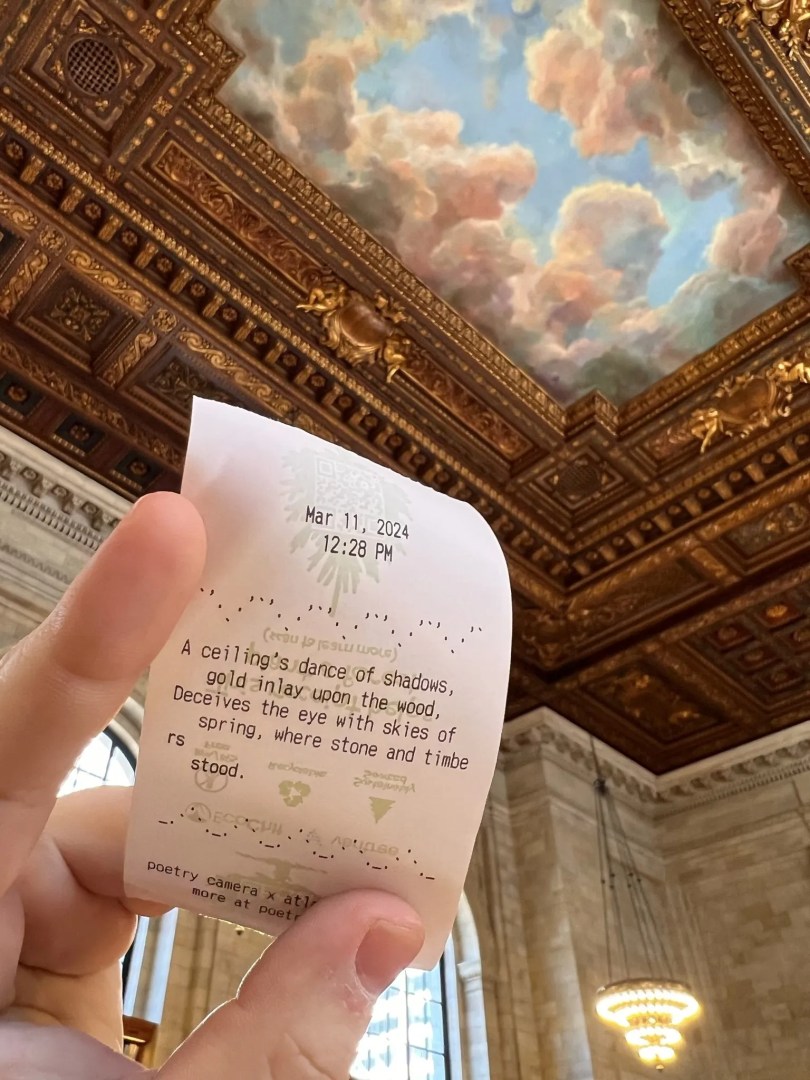 World’s 1st ‘Poetry Camera’ uses AI to turn photos into poems