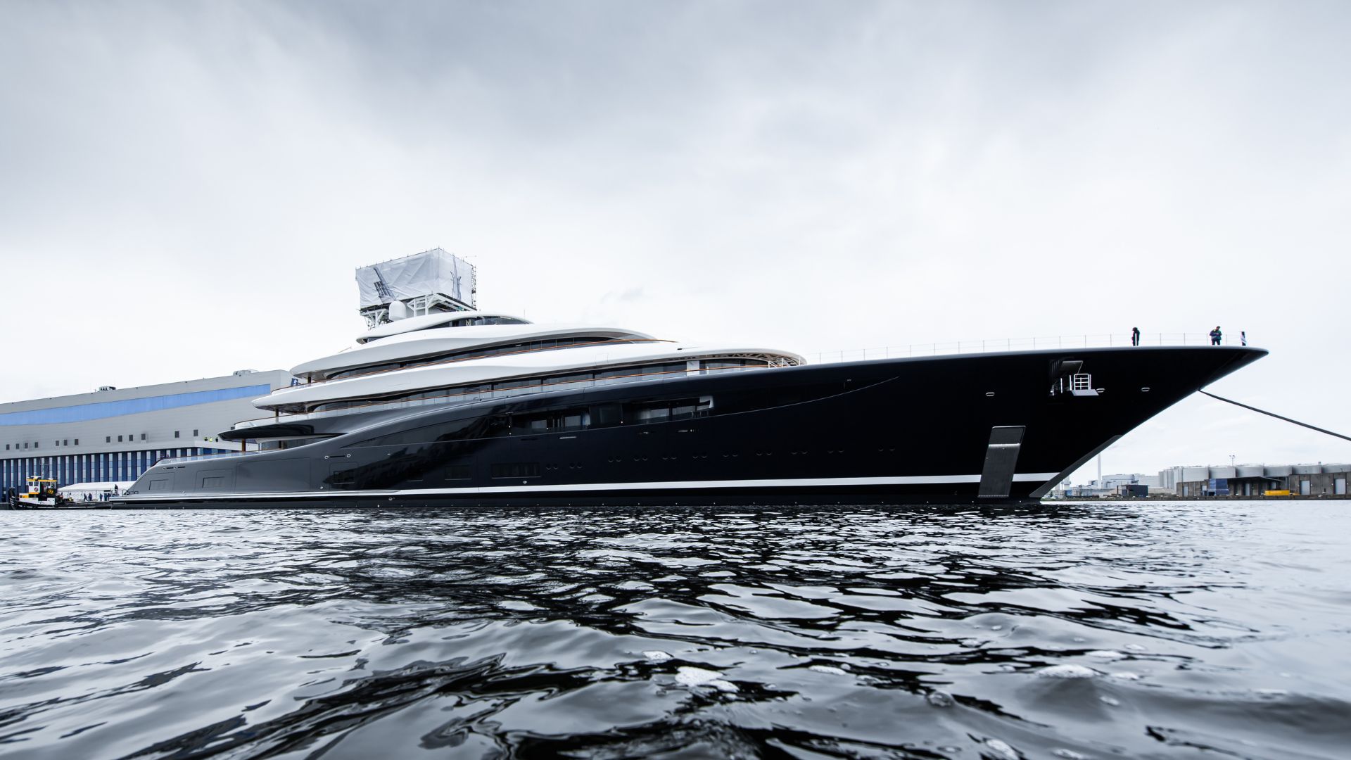 Photos: Bill Gates-owned world's first hydrogen megayacht unveiled