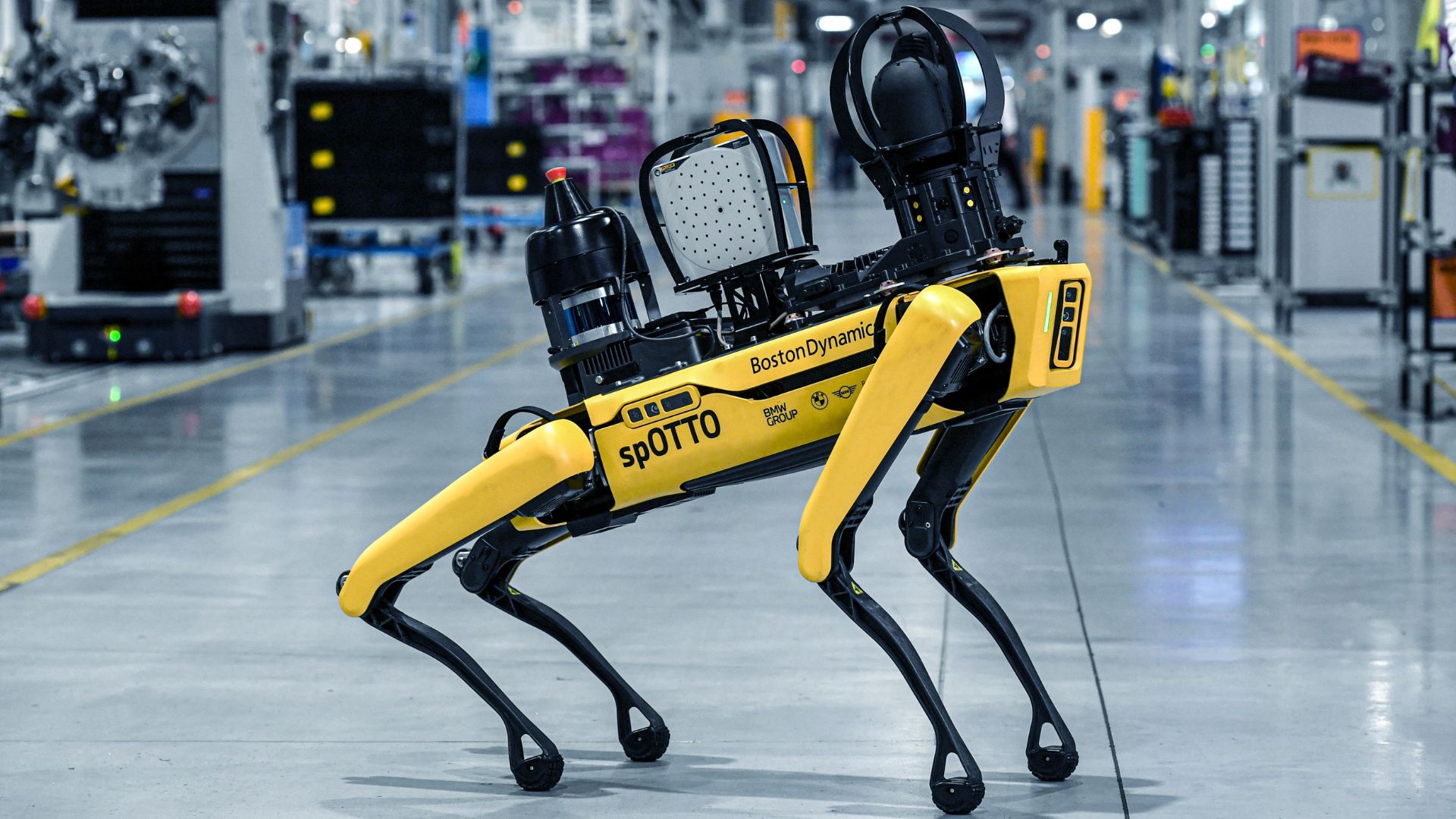 Photos: Meet SpOTTO, BMW's robotic dog that monitors plant operations