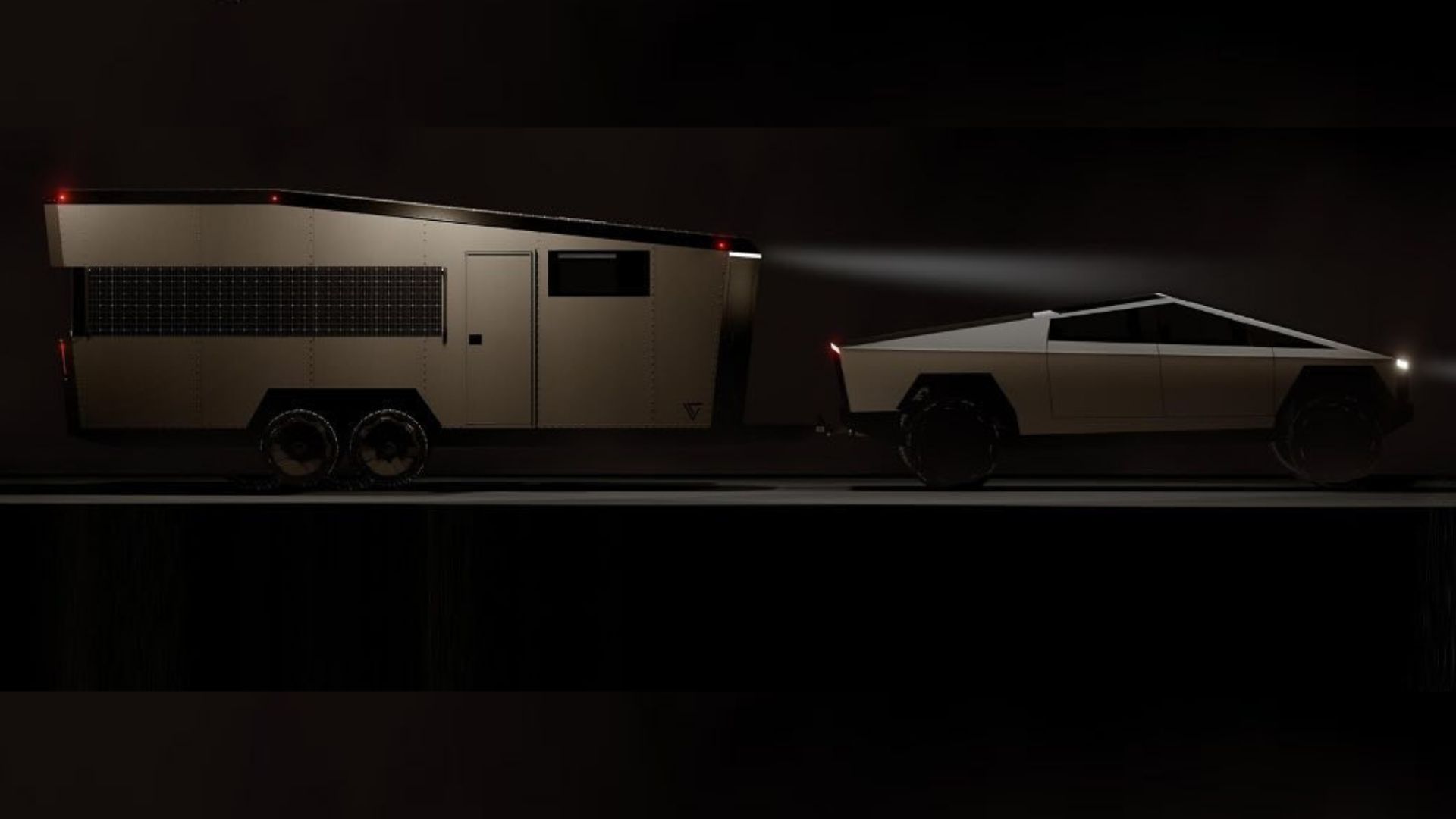 Photos: Tesla’s features in an RV? Meet Living Vehicle’s Cybertrailer