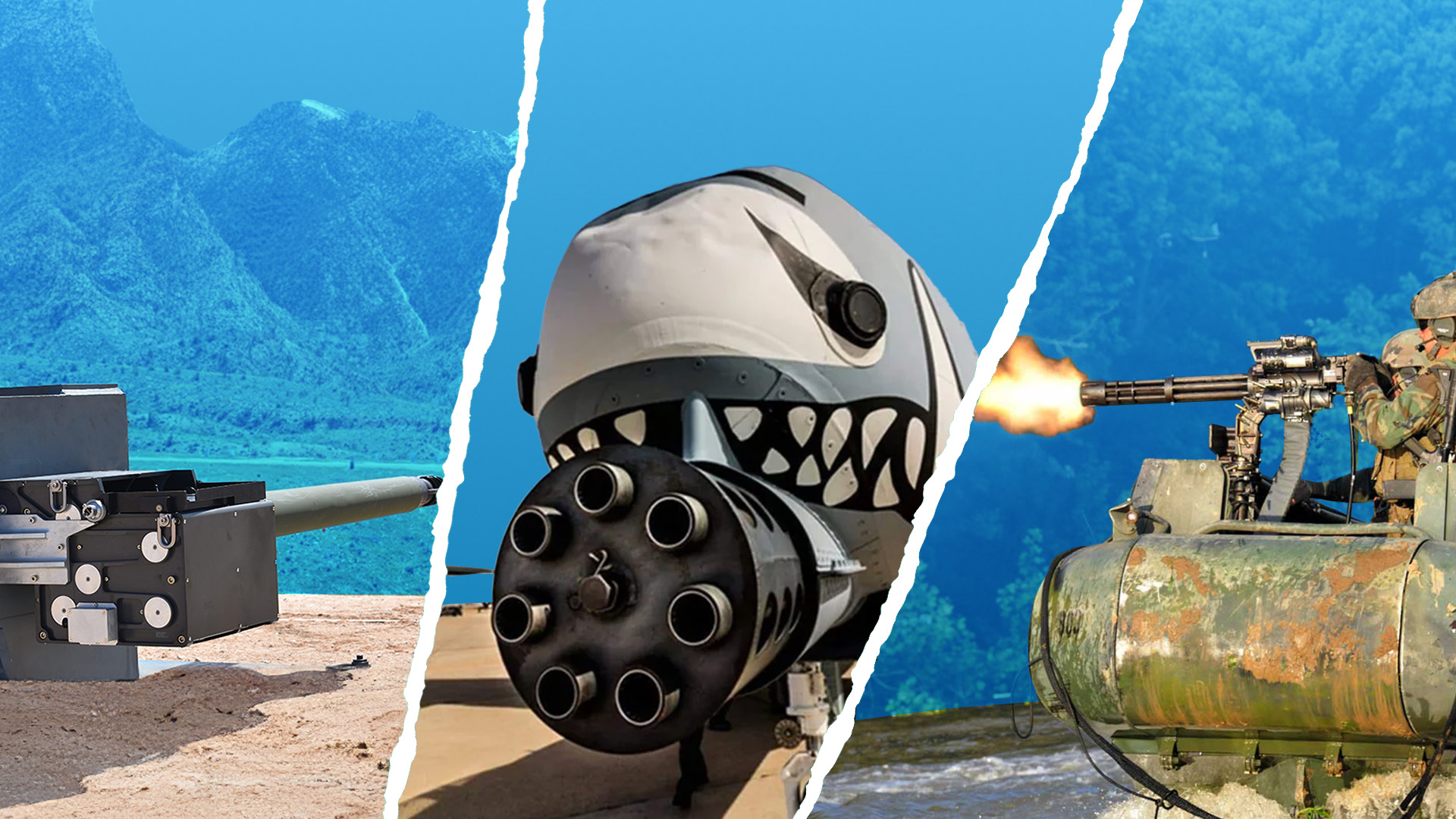 Meet the lead spitting giants: M134, GAU-8 Avenger, and XM13