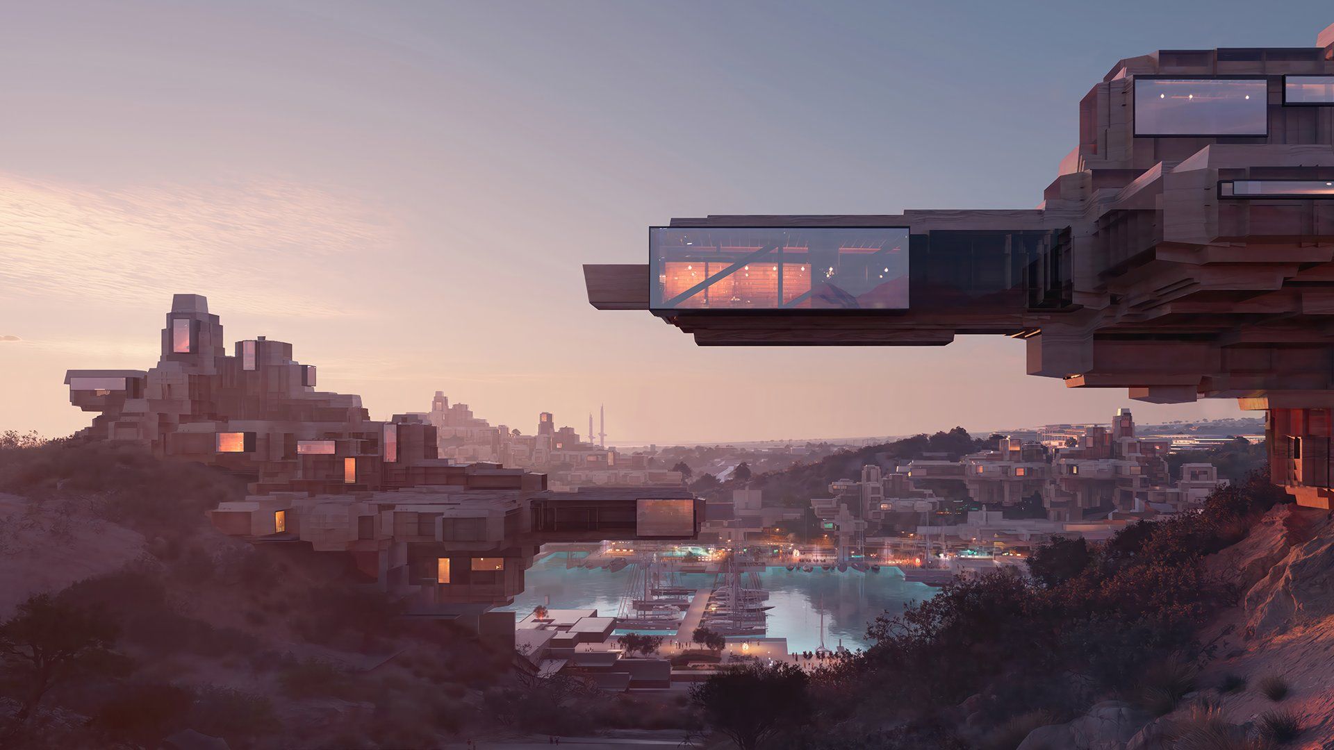 Photos: Blade Runner-like skyscraper to grace Saudi’s Neom project