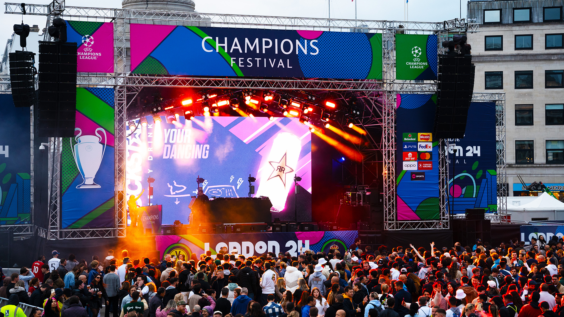 Startup debuts largest kinetic energy dance floor at UEFA event