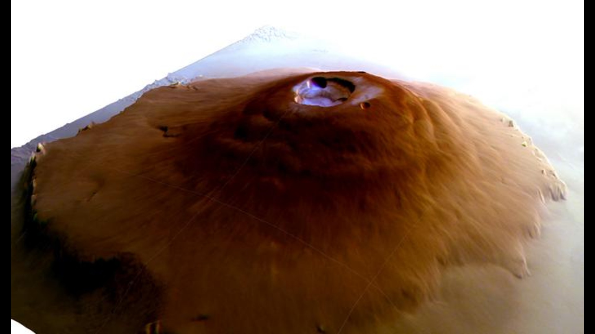 60 Olympic pool-sized water frost found on Mars’ tallest volcano