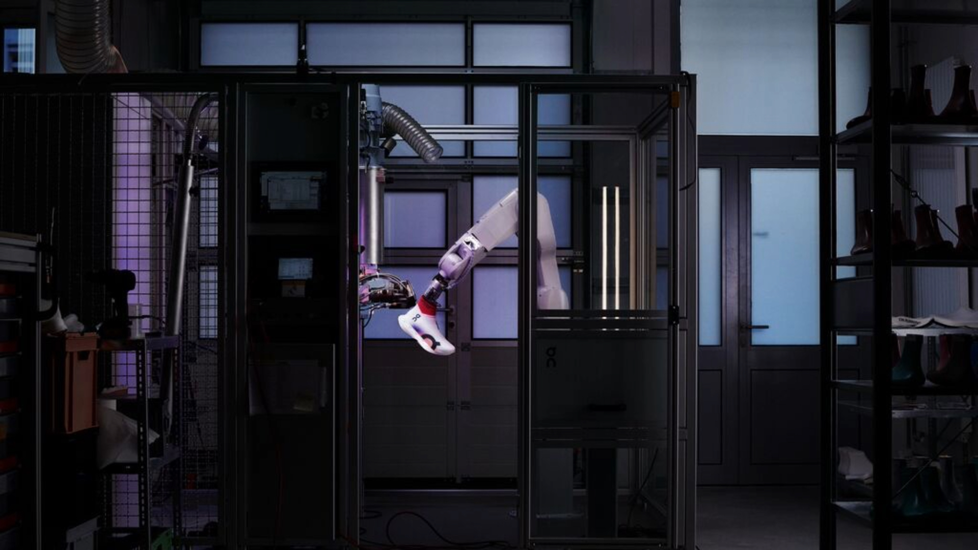 Photos: Robot-made ultralight, spray-on shoes to debut at Olympics