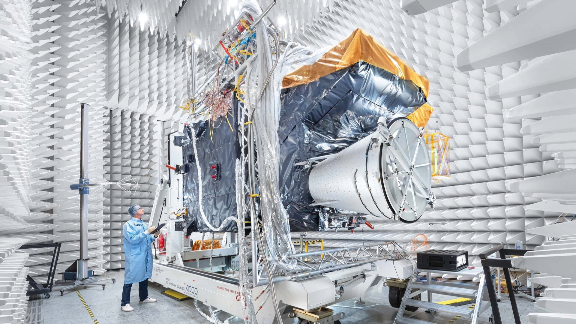 Photos: ESA’s next-gen weather satellite aces ‘bake and shake’ tests