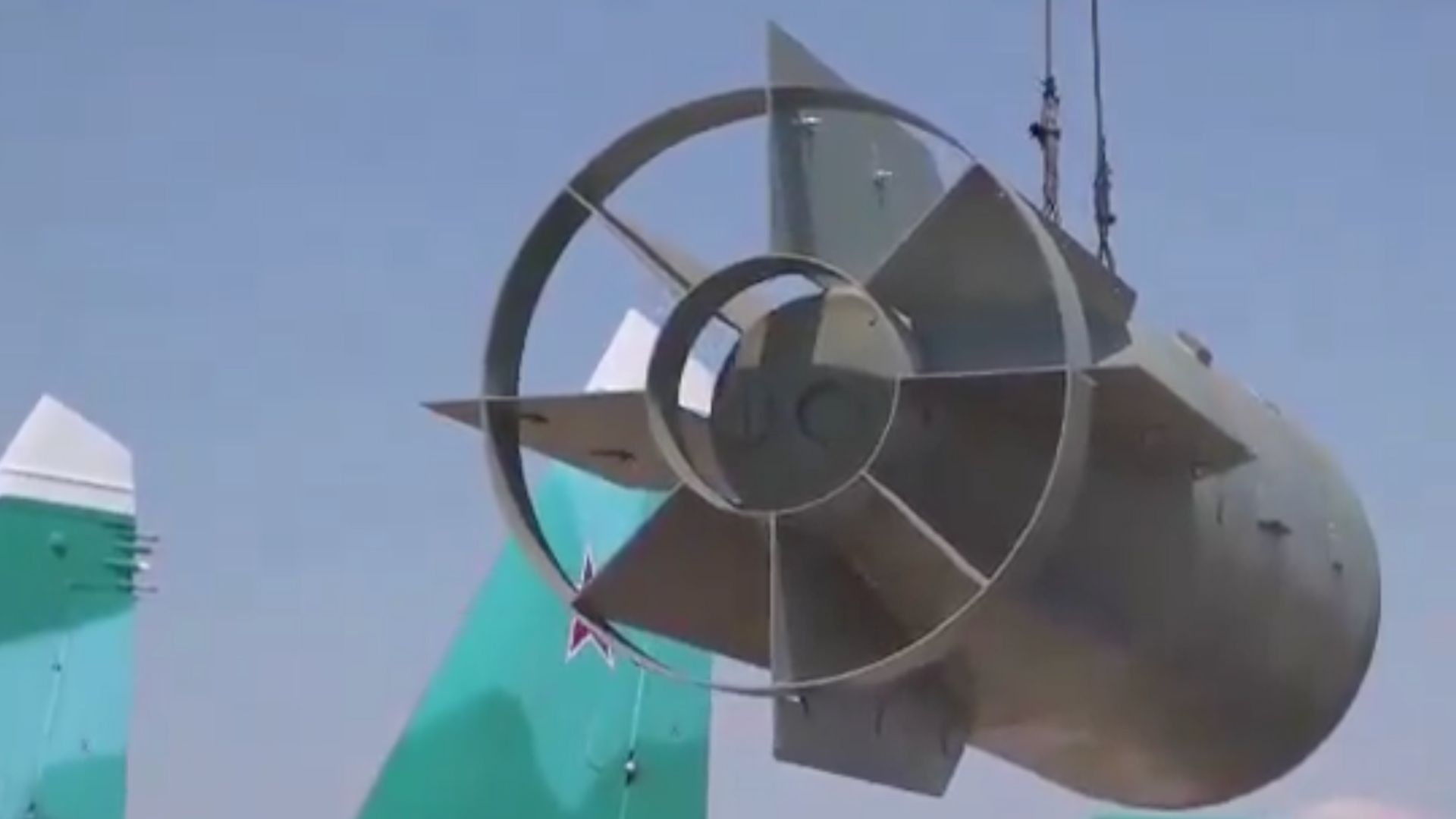 Watch: Russia’s Su-34 fighter firing FAB-3000 glide bomb on Ukraine