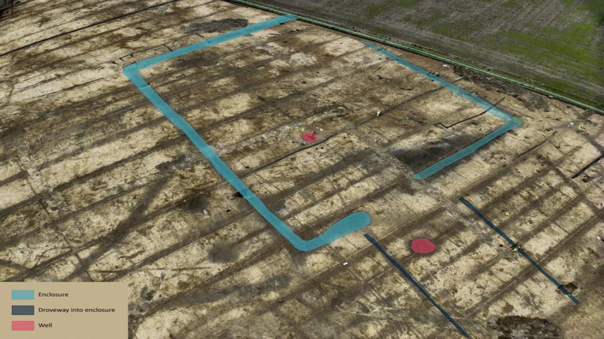 Two Roman wells with preserved wooden elements discovered