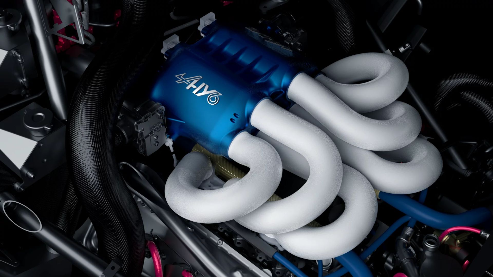 Alpine debuts twin-turbo Hy6 V6 engine at Paris Motor Show