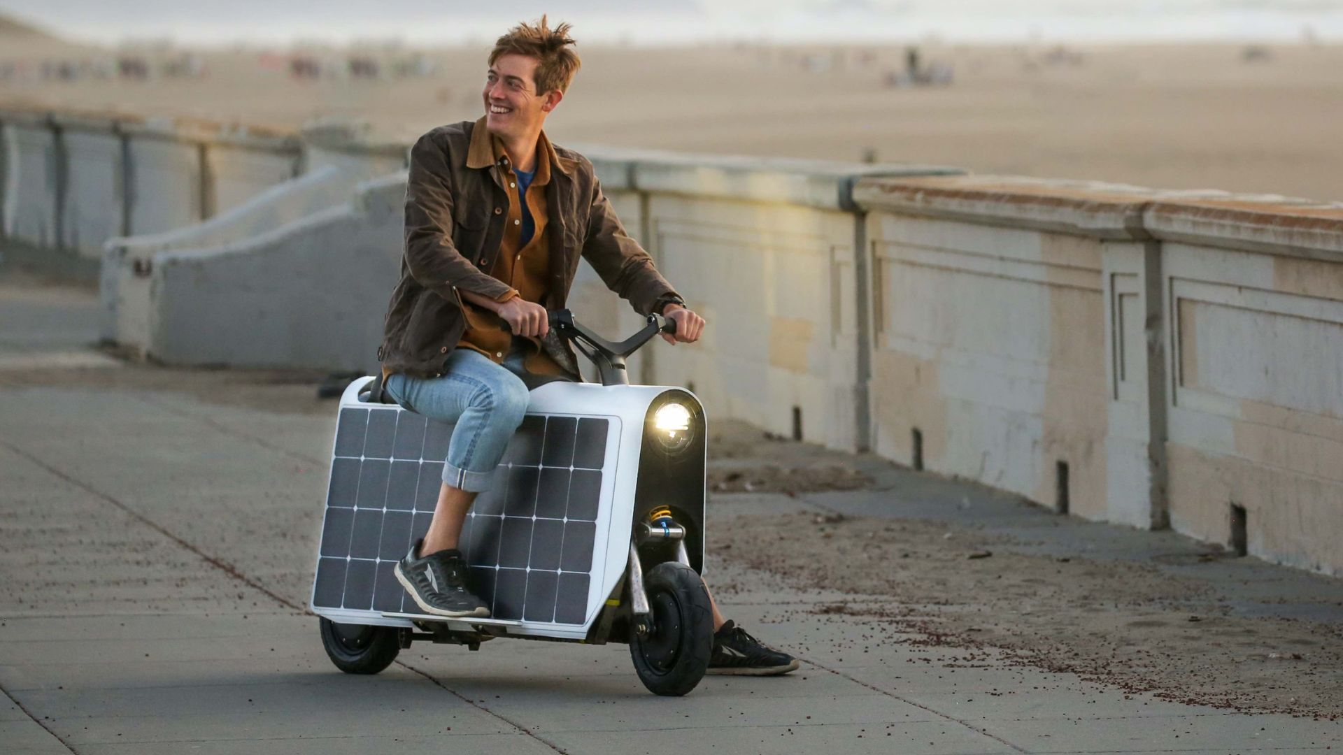Solar-powered e-scooter Lightfoot offers 37-mile range, hits 20 mph