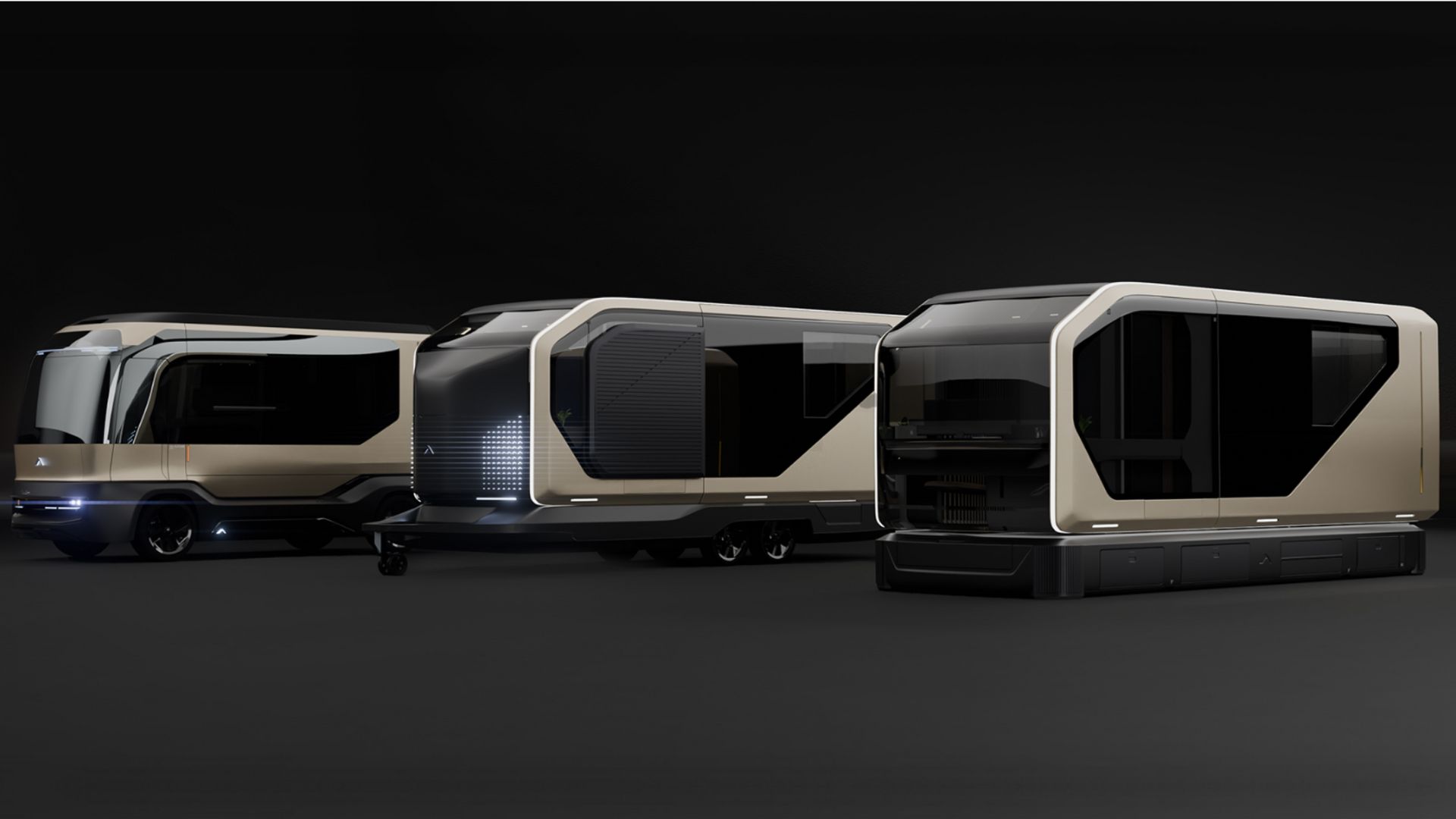 Hard drive-like futuristic home on wheels unveiled for smart housing