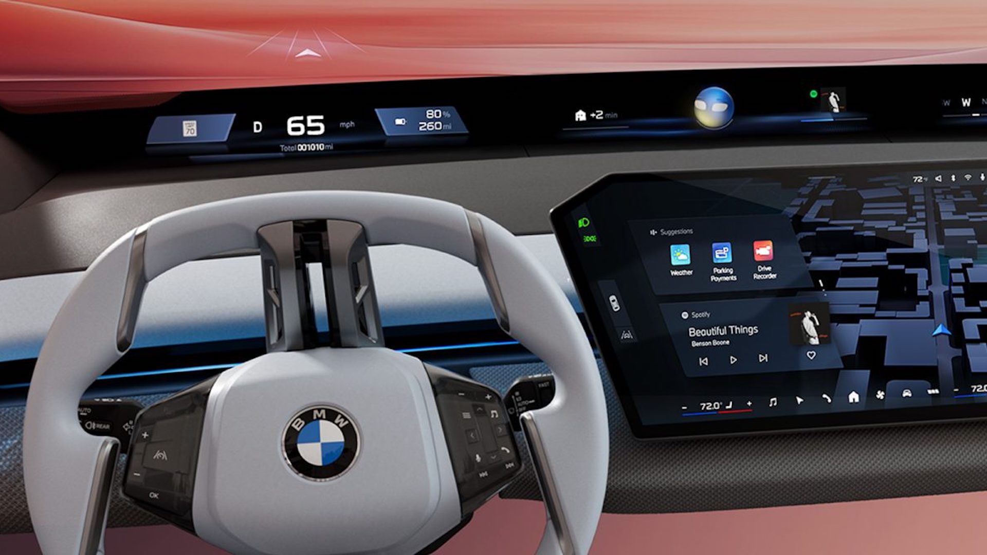 BMW's new iDrive system turns car's windscreen into an AR dashboard