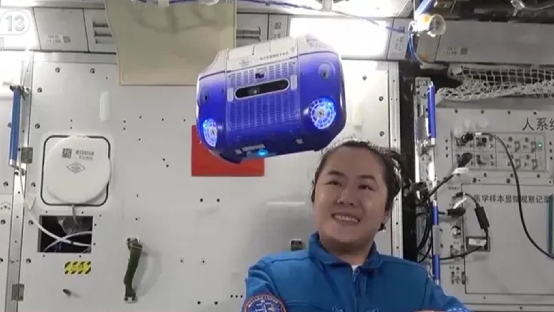China’s space station gets help from radio-like floating smart robot