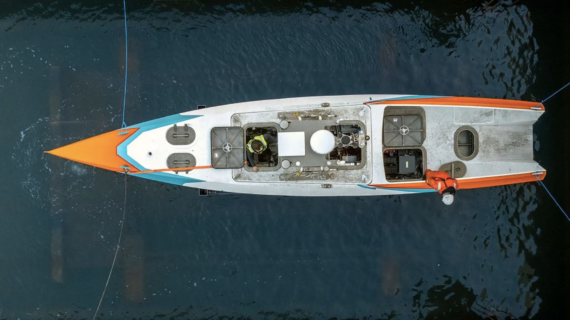 World's first fully autonomous USV fleet's initial unit hits the water