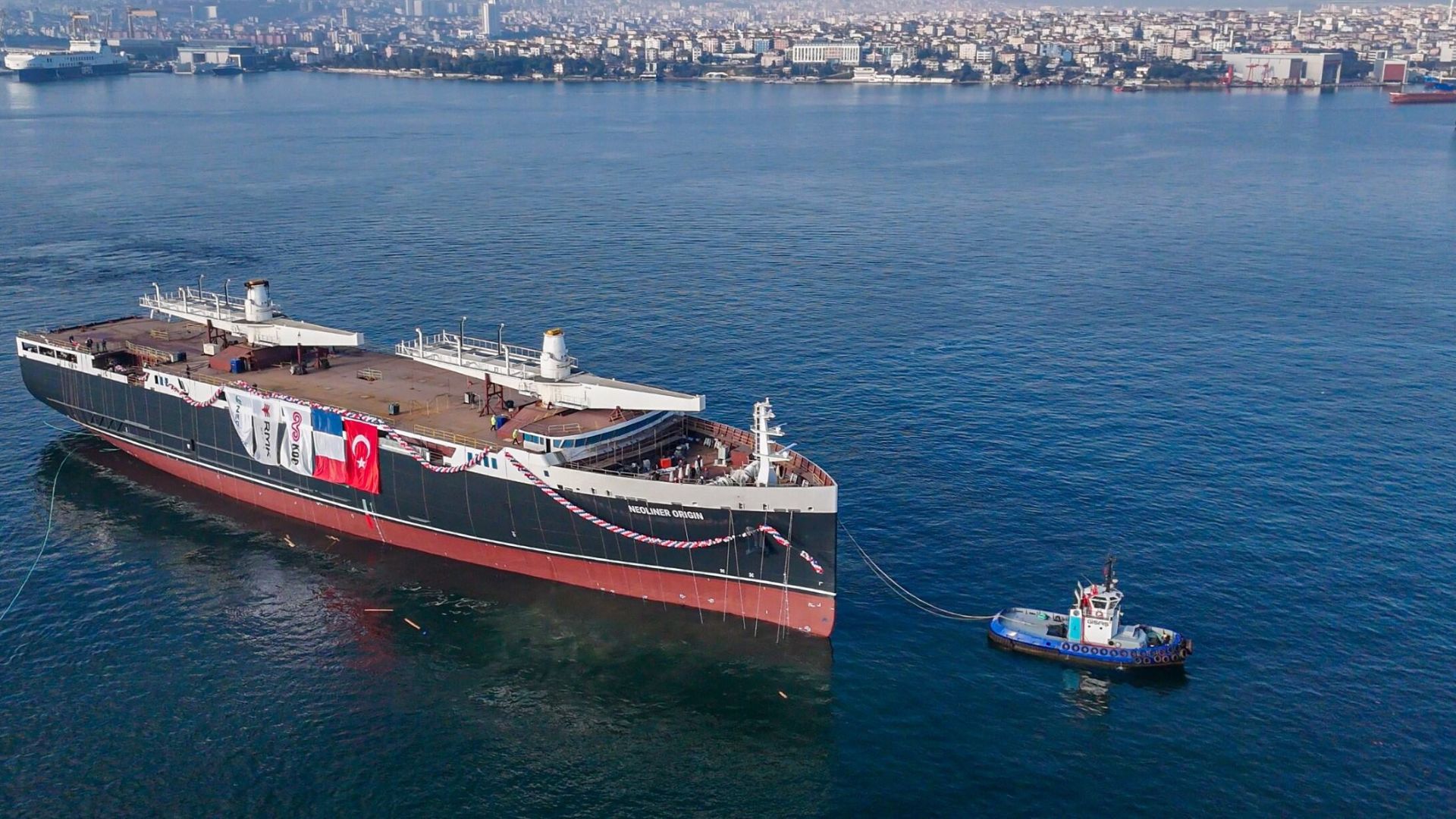 450-feet: World's longest wind-powered cargo ship launched