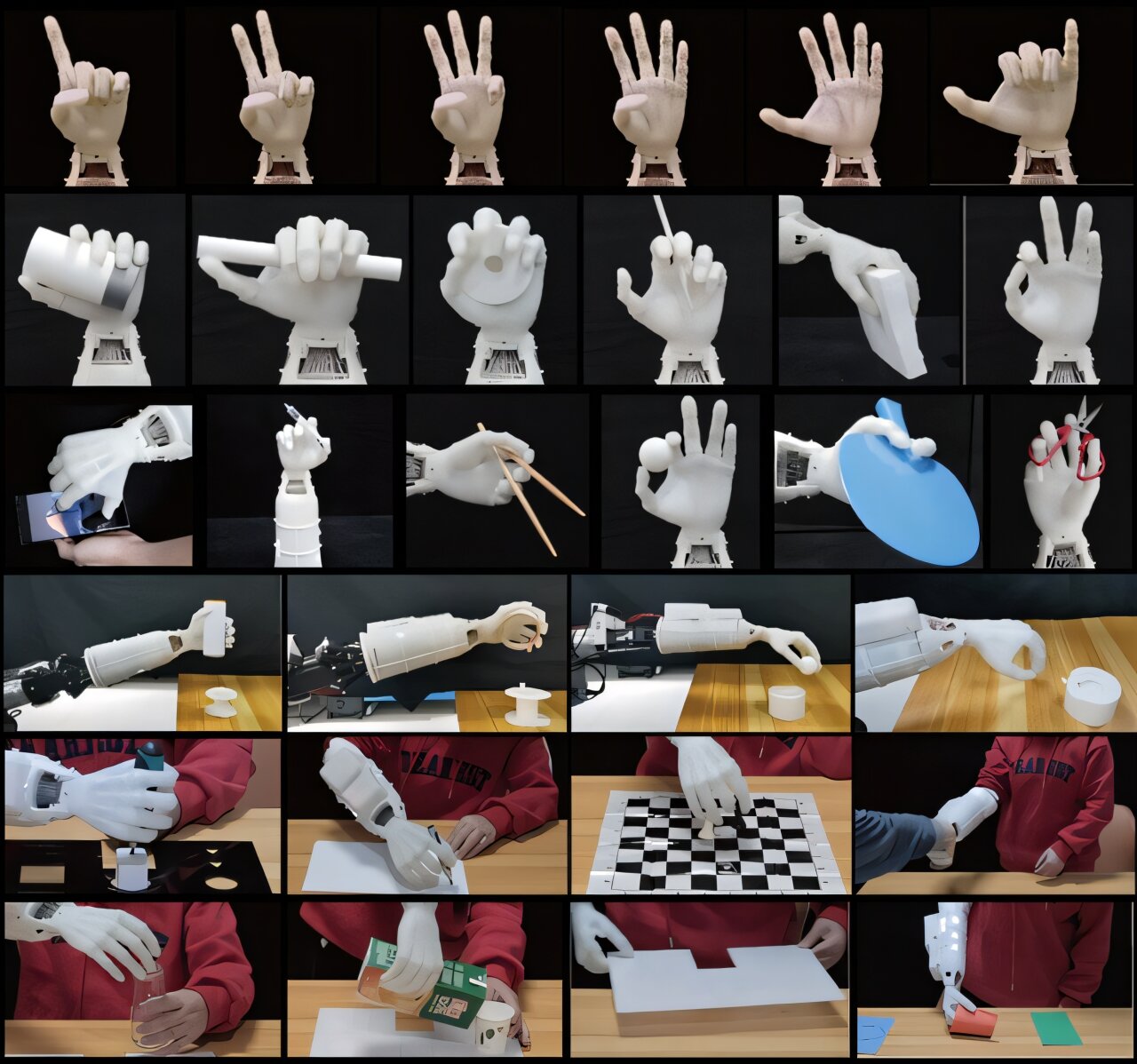 China’s dexterous prosthetic hand ties knots, combs hair, plays chess