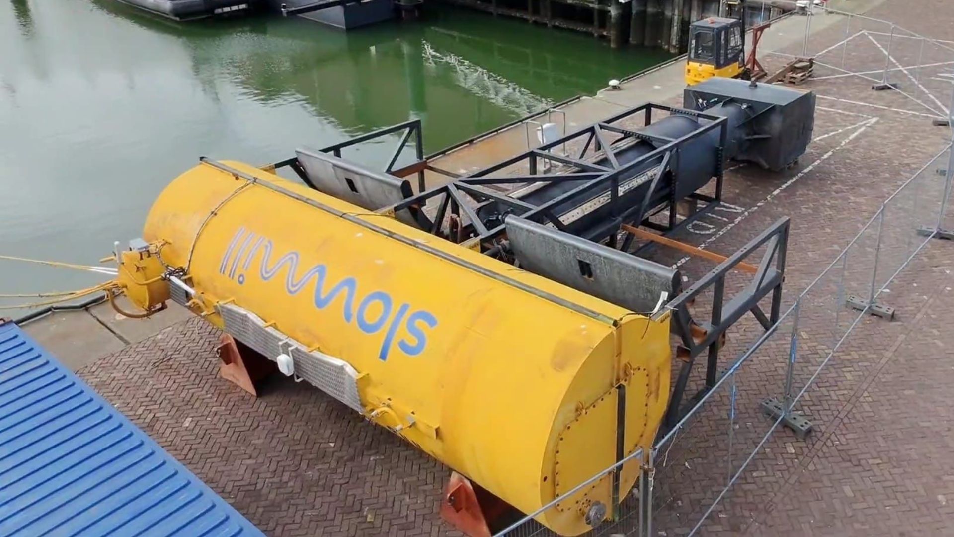 Photos: Slow Mill's device generates electricity from North Sea waves