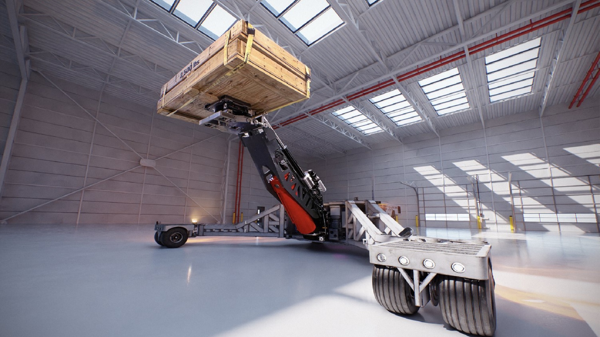 World's strongest non-hydraulic robotic arm lifts 6,460 lbs weight