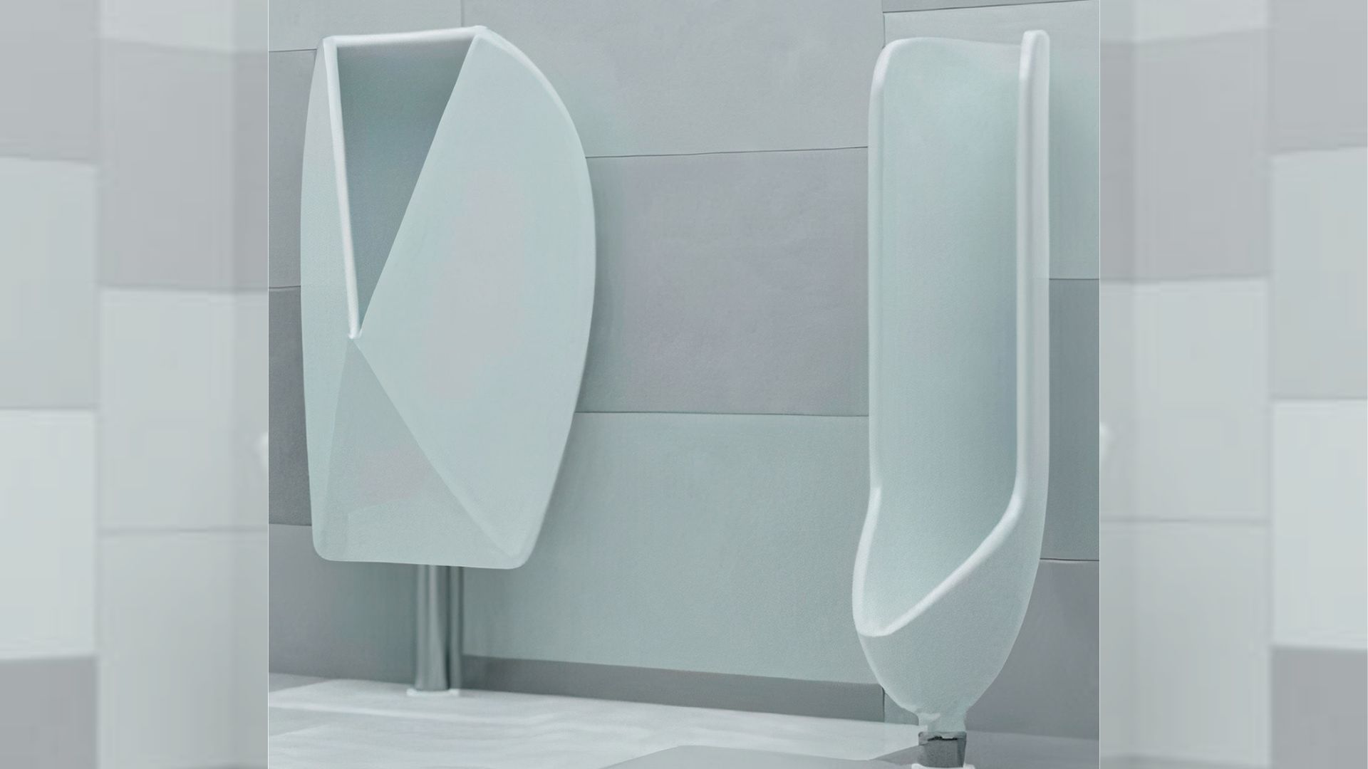 New urinal with key surface angle reduces unhygienic splashback by 98.6%