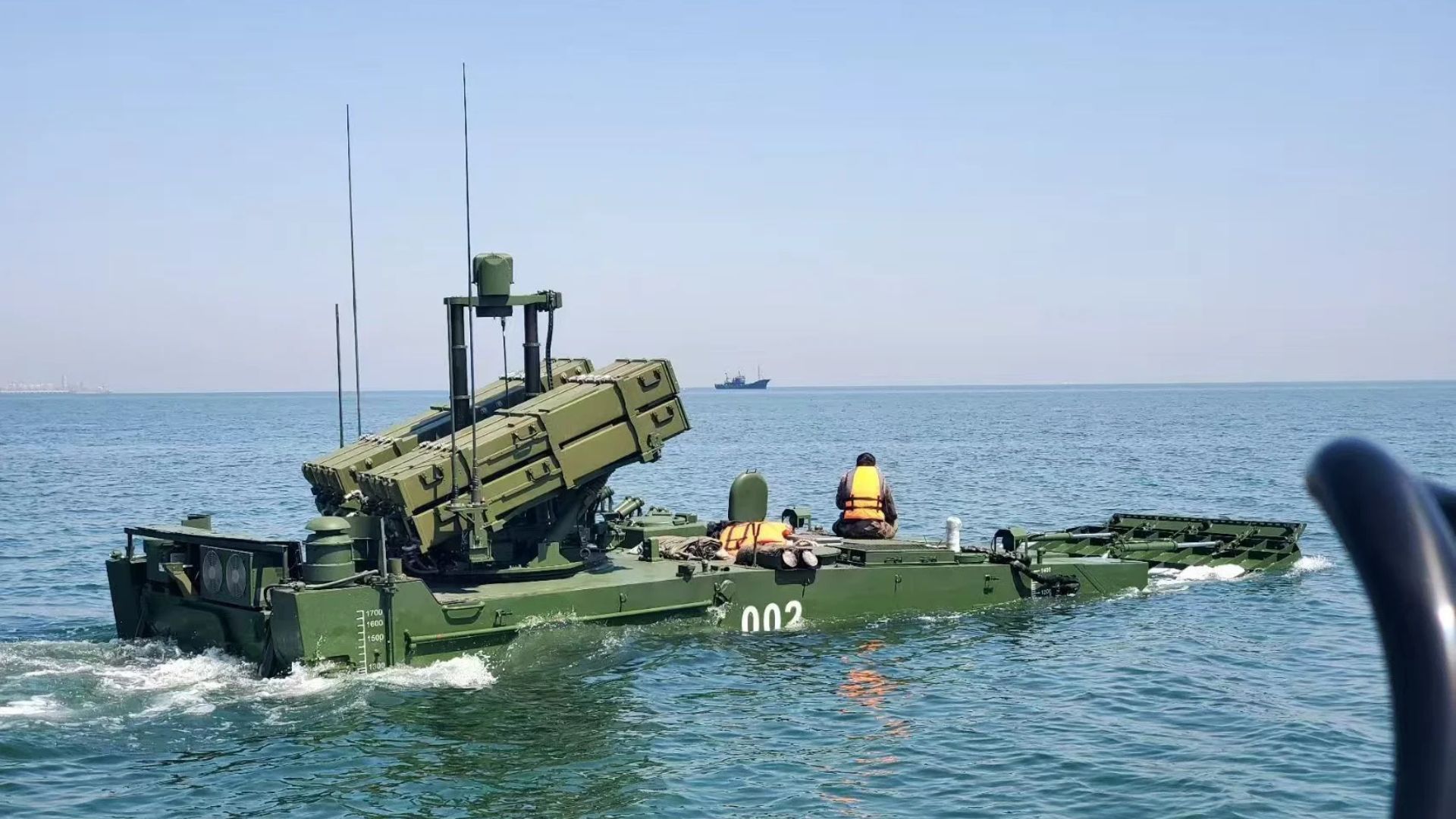 China turns armored truck into amphibious tank to hunt enemy assets