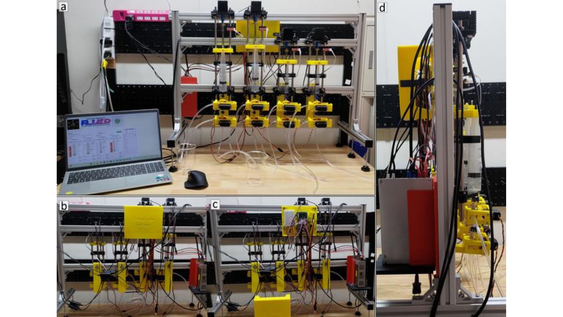 3D-printed lab robot uses syringes to run complex experiments easily