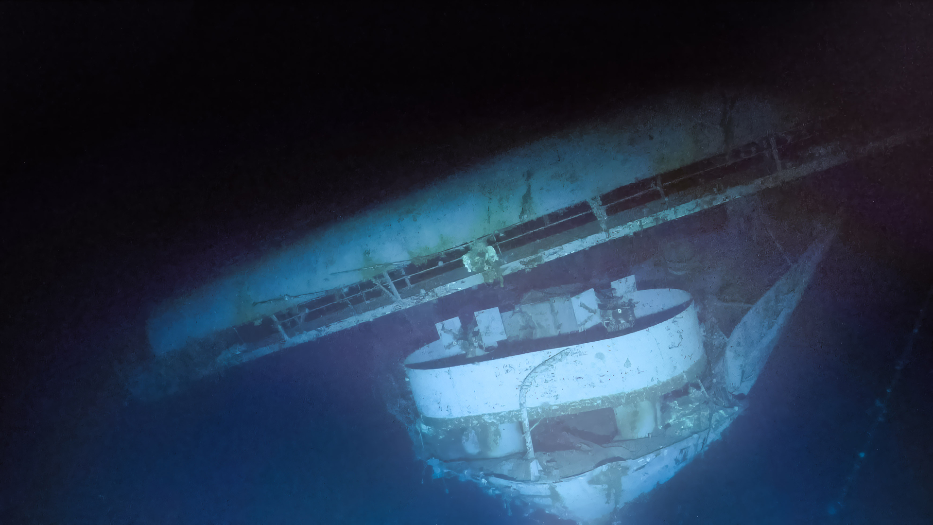 NOAA discovers mystery car inside sunken USS Yorktown warship