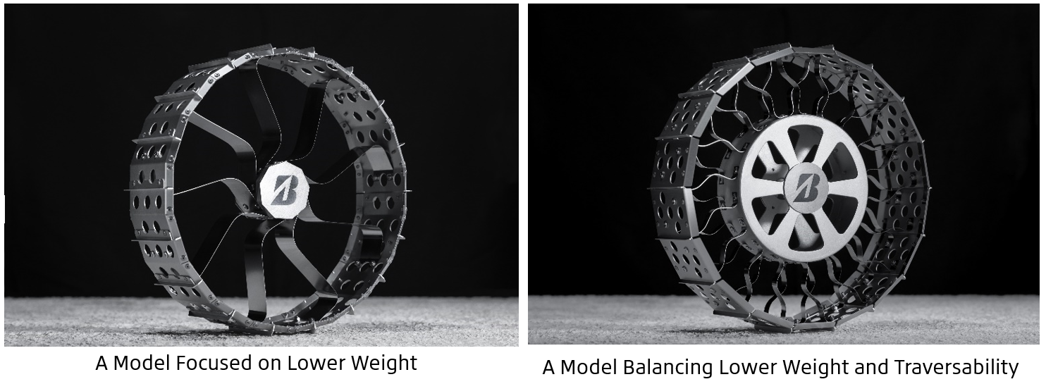 Bridgestone’s lunar tires ditch rubber for metal in radical new design
