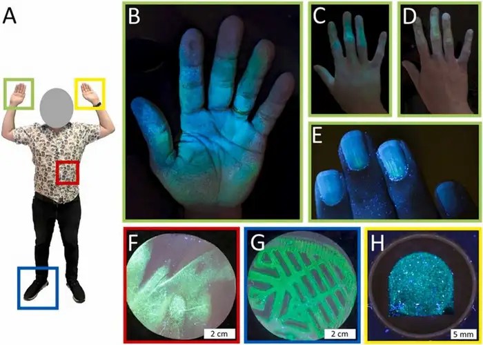 New forensic tech makes gun residue glow, even after washing it off