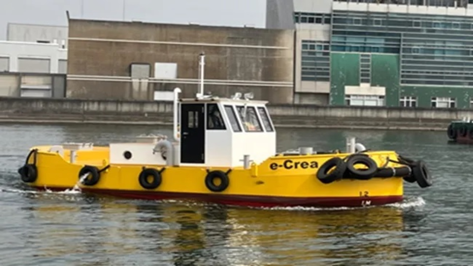 Japan's first fully electric work vessel to cut carbon emissions