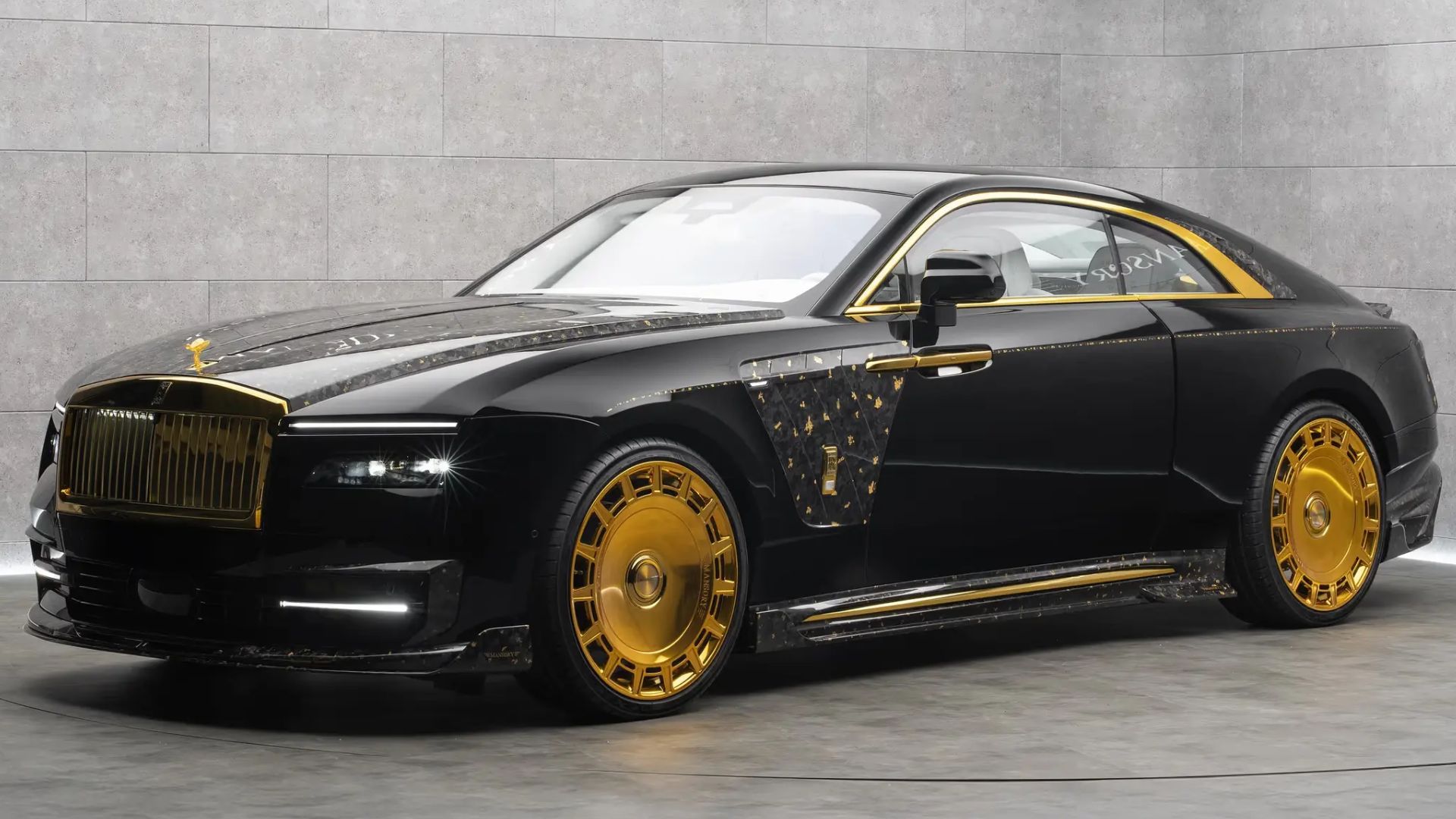 Rolls Royce Gold Wheels