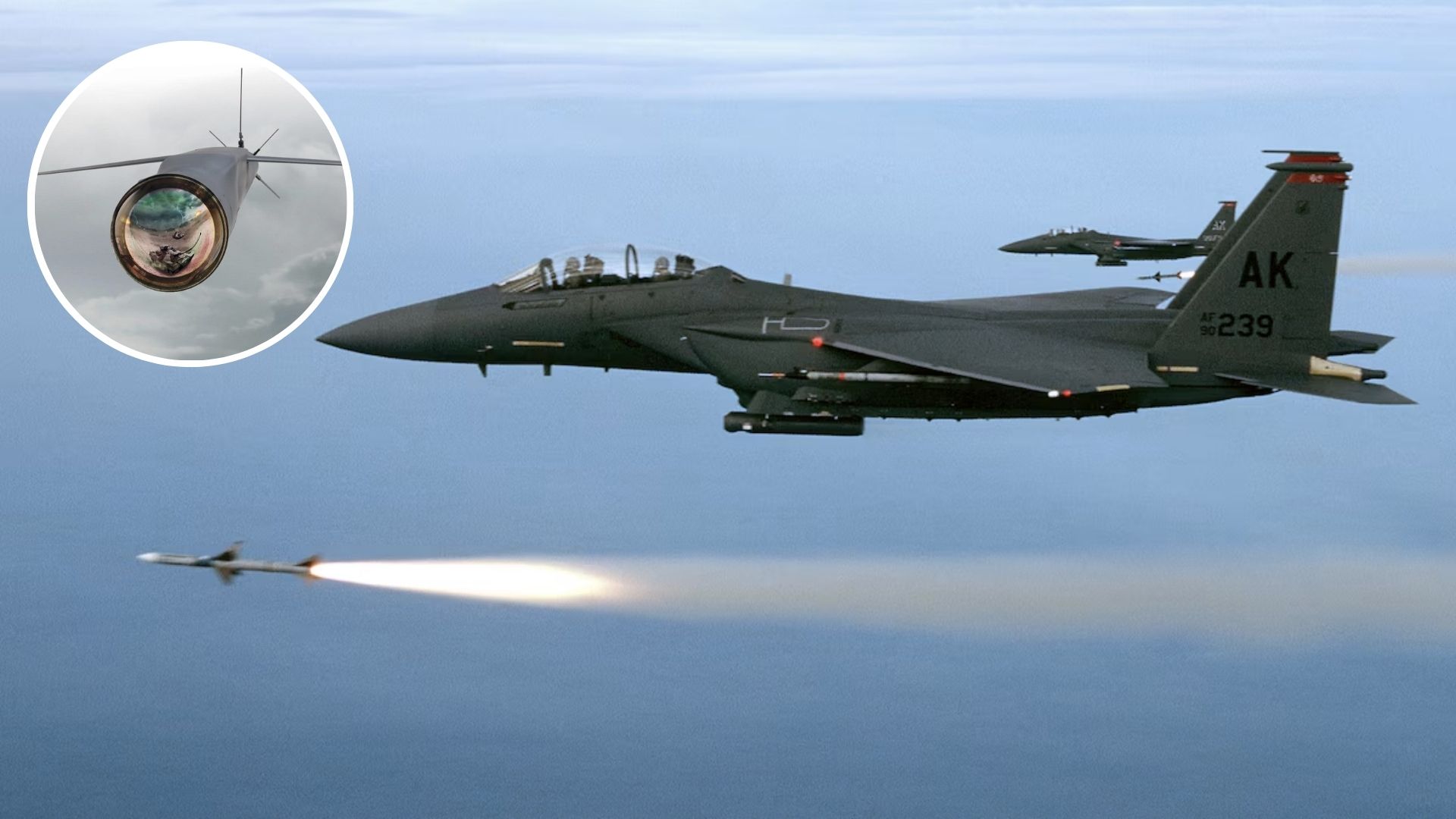 US jet launches glide bomb, another aircraft takes its control midair
