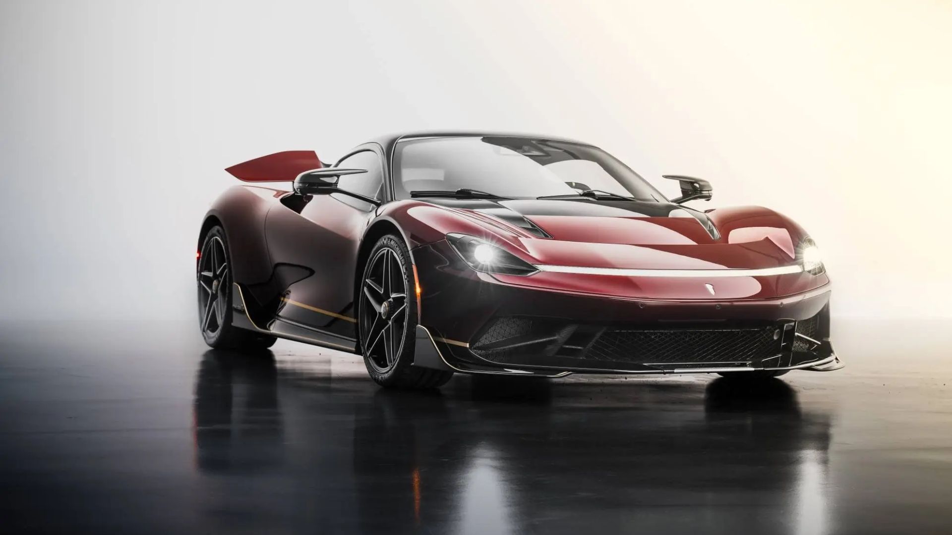 Stylish electric supercar honors 95 years of Italian car design