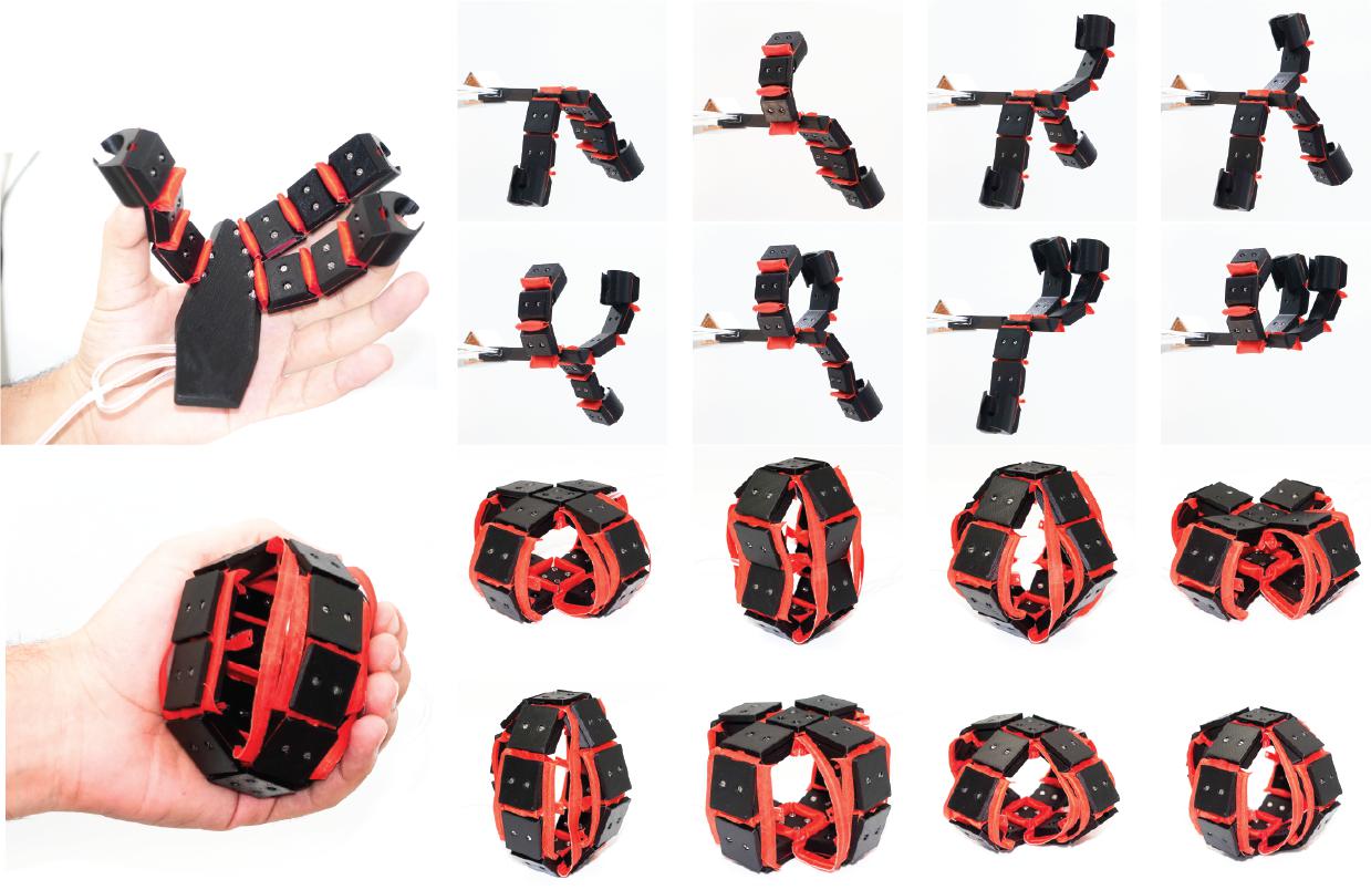 Shape-shifting soft robots offer 16 ways to simulate human touch