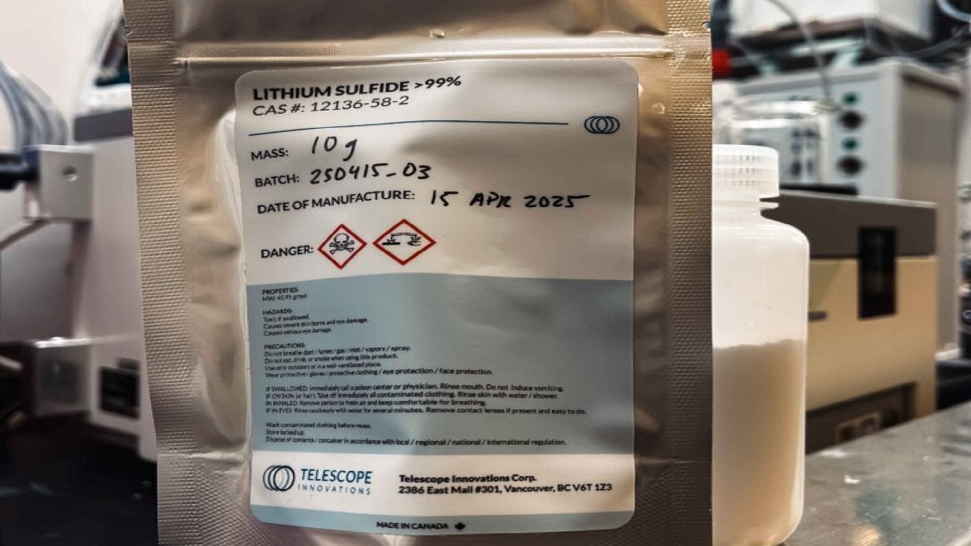 Scalable lithium sulfide tech sets stage for solid-state battery boom