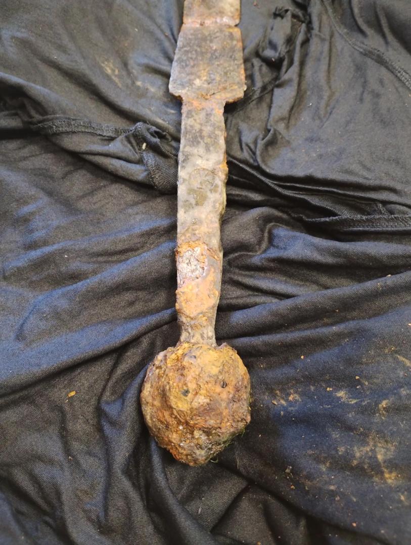 Mysterious sword dating back to medieval period found in Poland
