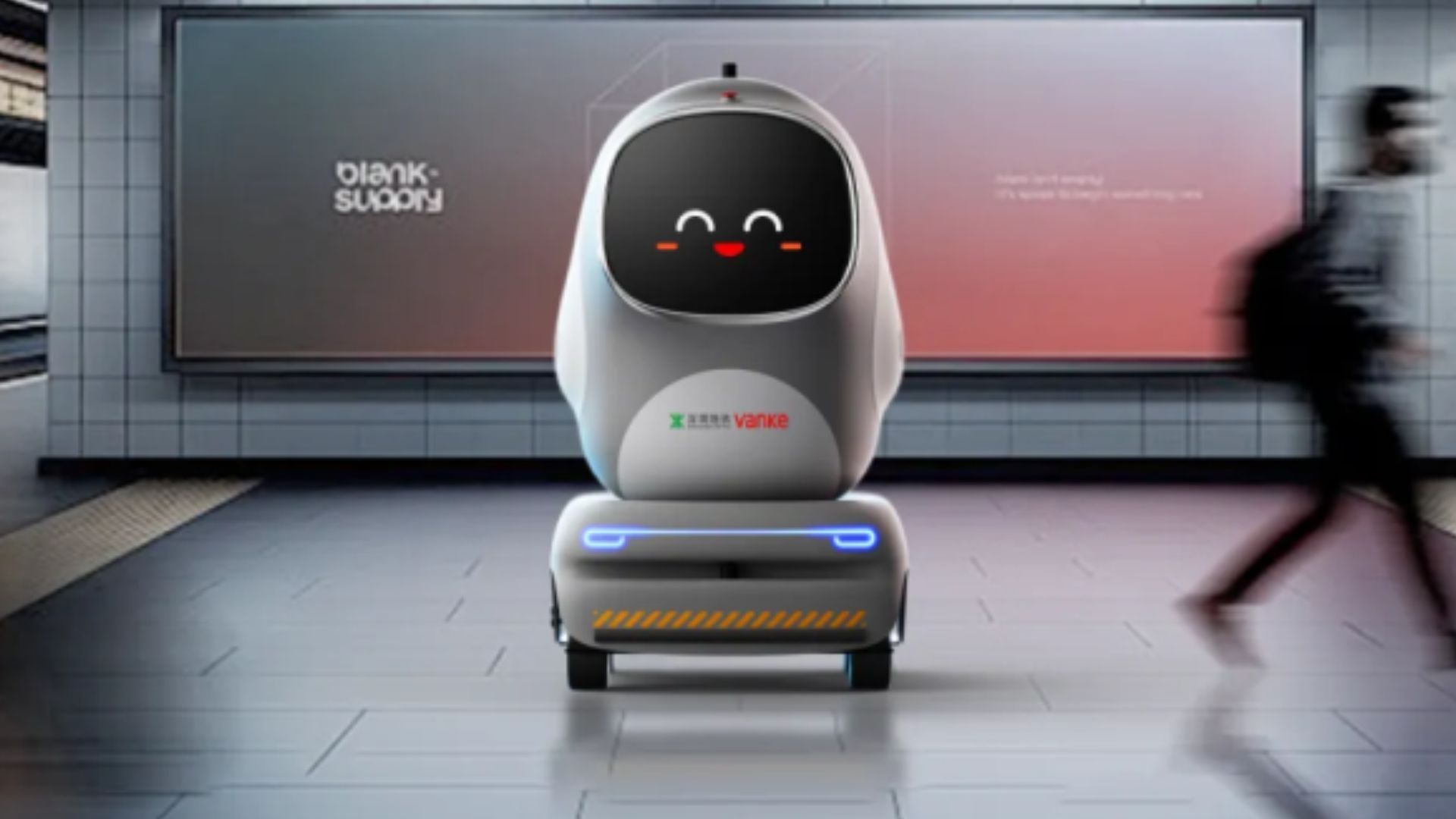 World-first: Penguin-like delivery robots ride trains to courier goods