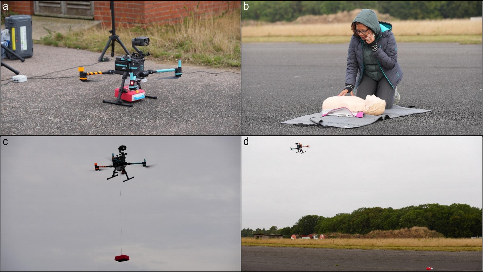Life-saving drones tested to reach patients faster than ambulances