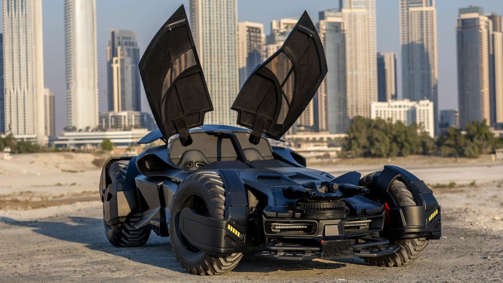 This Mercedes transforms into road-legal Batmobile with wing-like doors