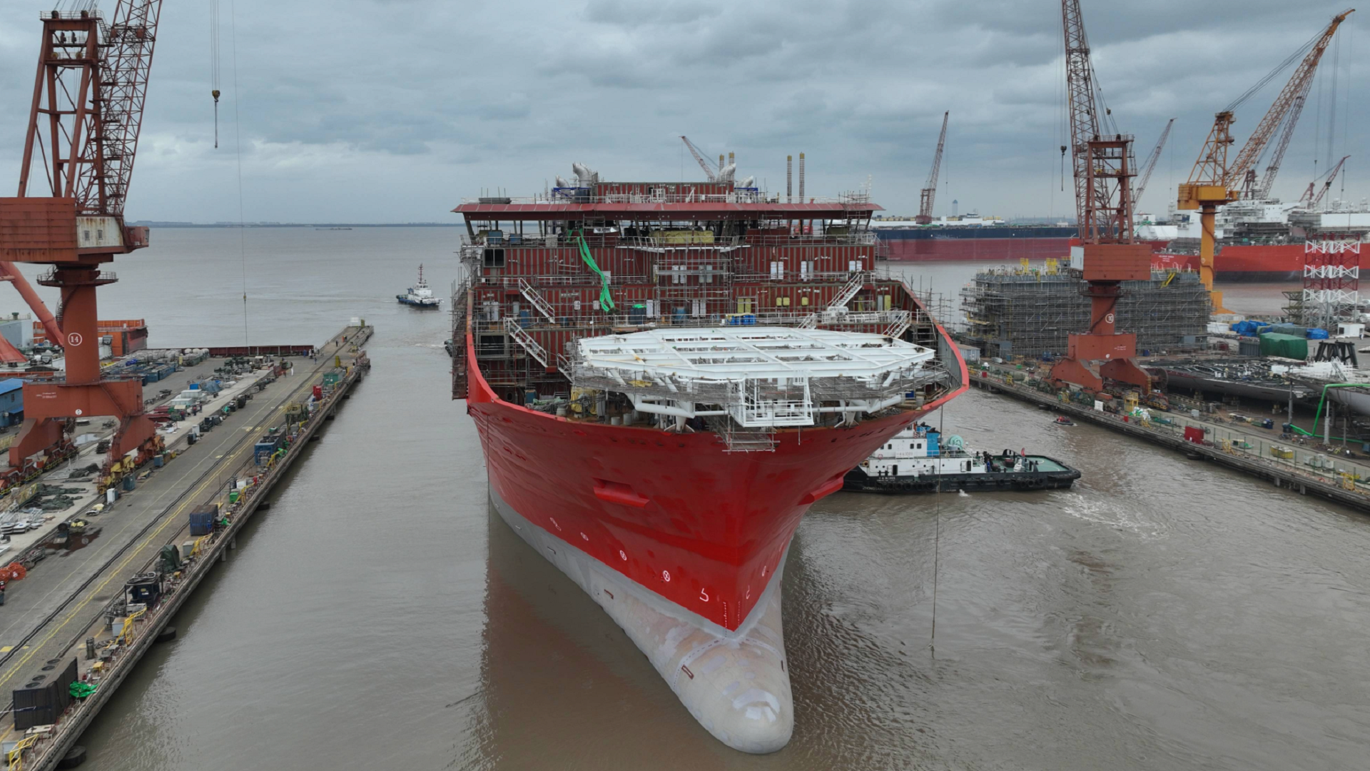 World's largest subsea cable-laying vessel launched in China