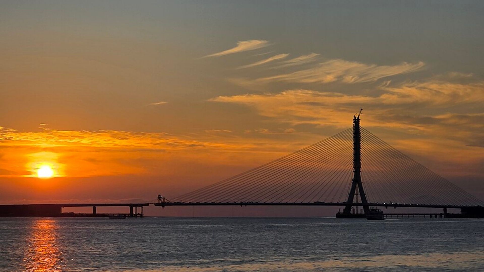World’s longest asymmetric bridge by Zaha Hadid nears completion